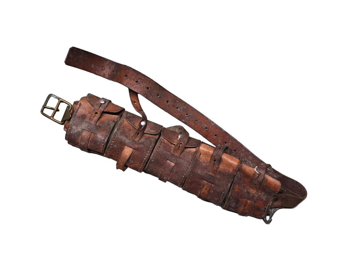 WW1 Swedish Mauser Bandolier, Leather – Aka Armament Group